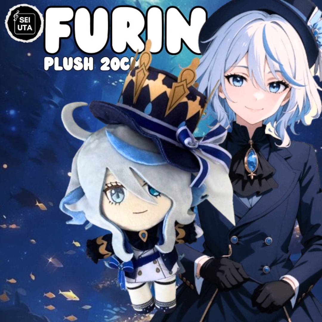 Furina Plush Doll Genshin Impact 20cm Anime Gift Adorable High Quality ...