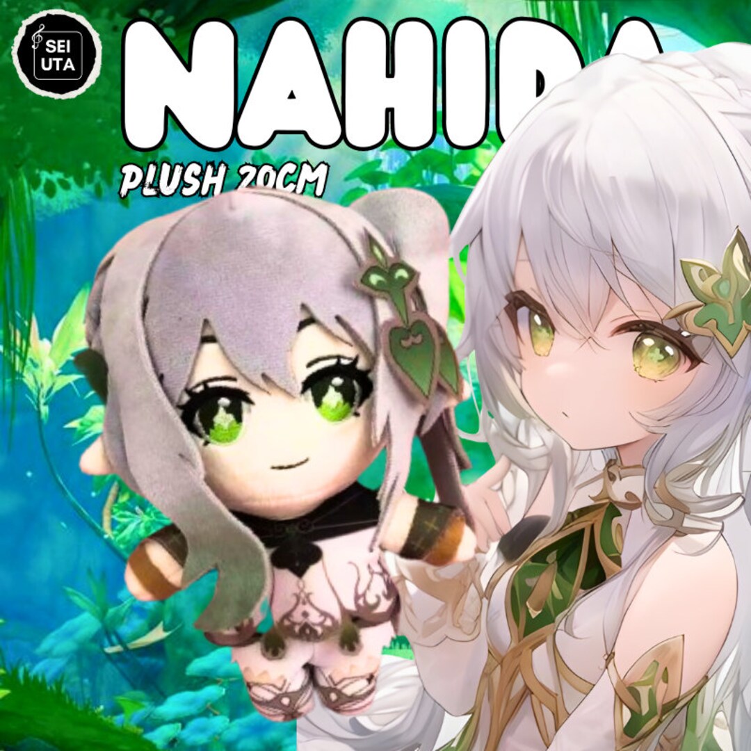 Nahida Plush Doll Genshin Impact 20cm Anime Gift Adorable High Quality ...