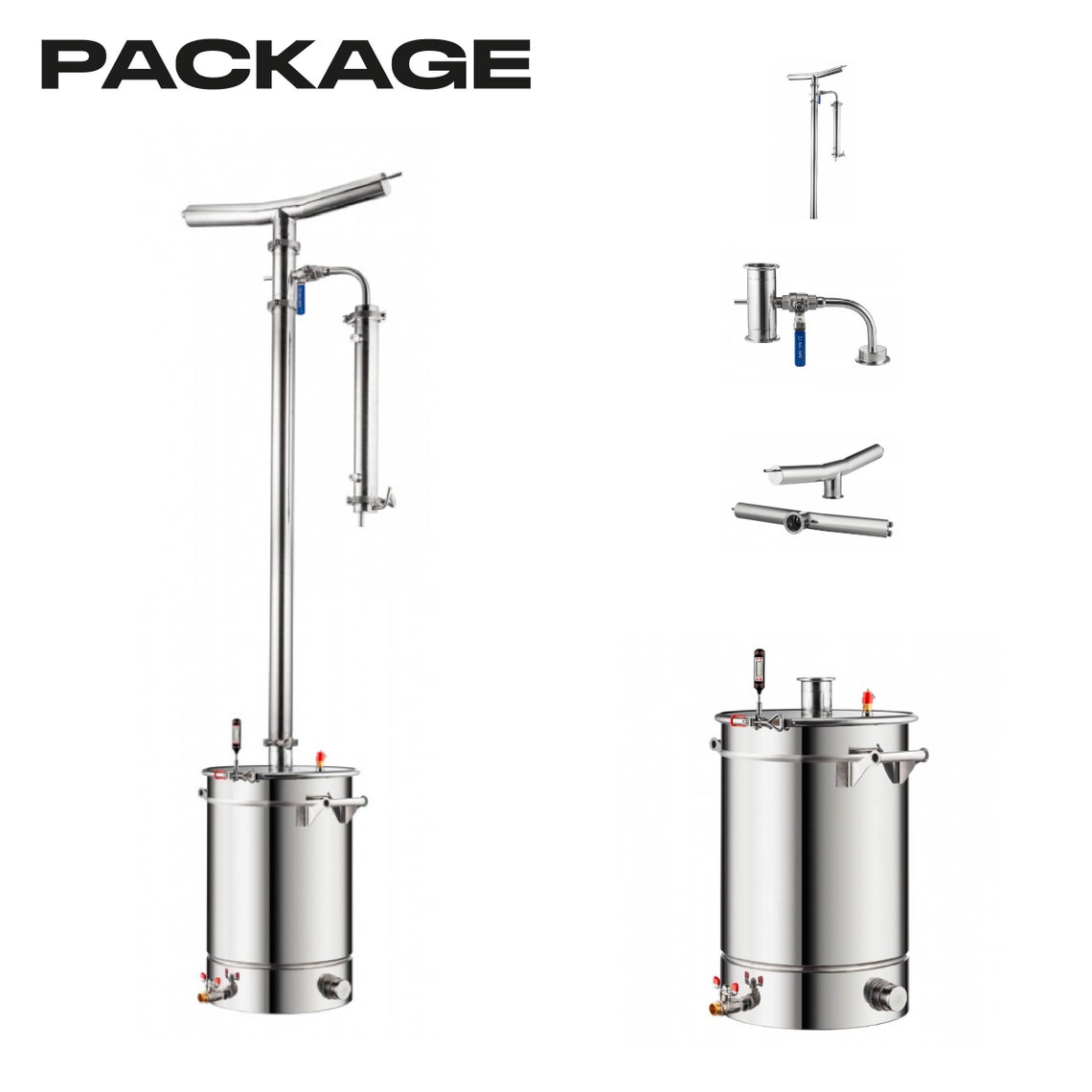 Hydrosol Distiller 60L Fresh Hydrosol Maker, Portable Stainless Steel ...