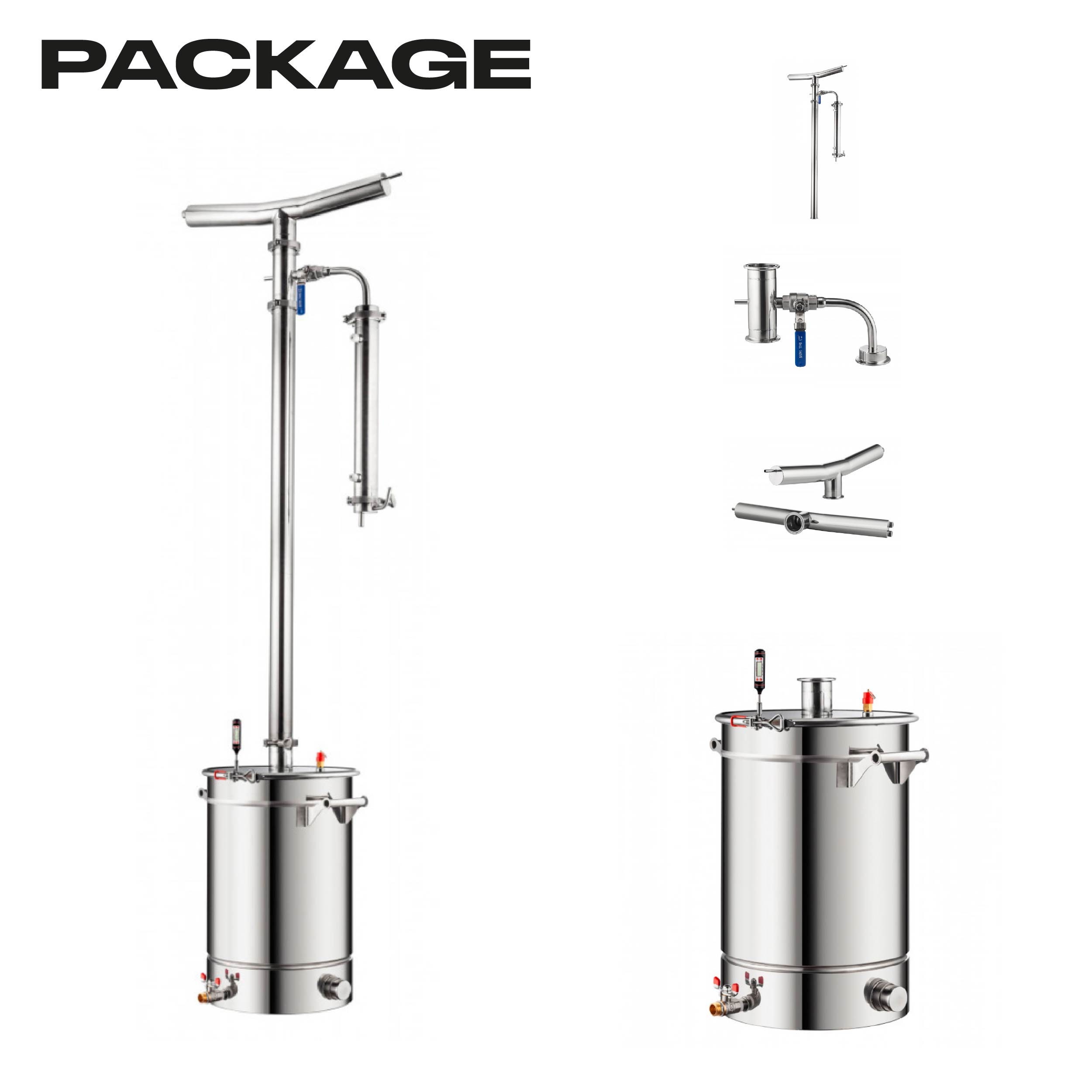 Hydrosol Distiller 60L Fresh Hydrosol Maker, Portable Stainless Steel ...