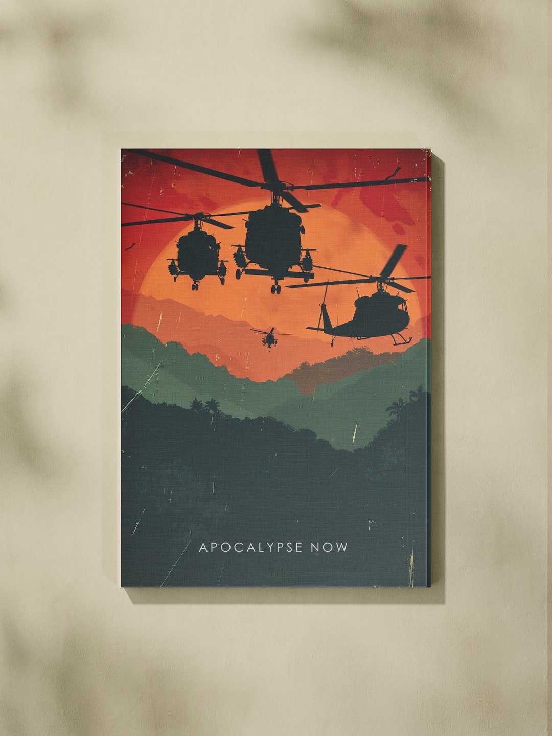 Apocalypse Now Minimal Illustration Canvas Print, Wall Decor, Minimal ...