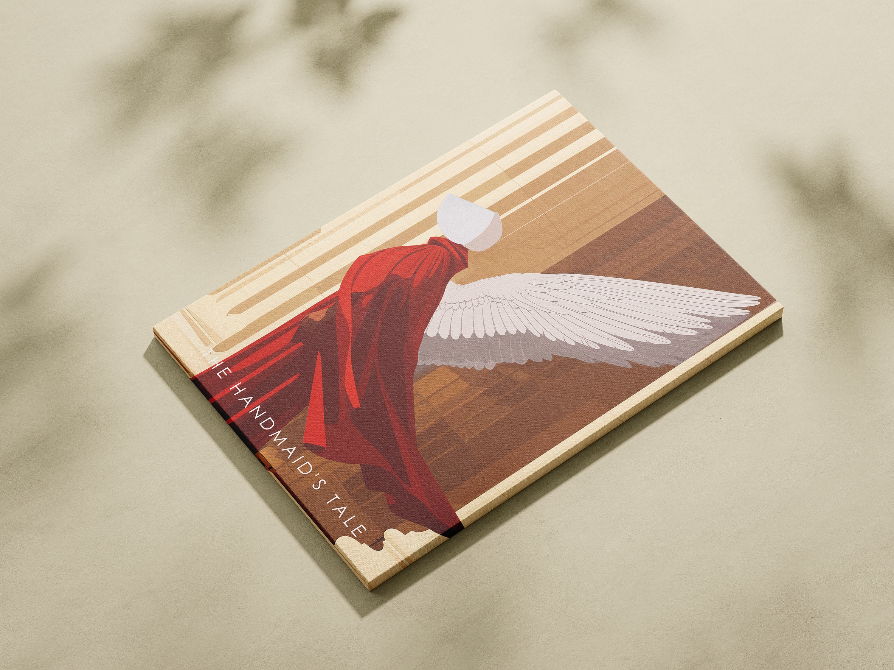 The Handmaid's Tale Minimal Illustration Canvas Print, Wall Decor ...