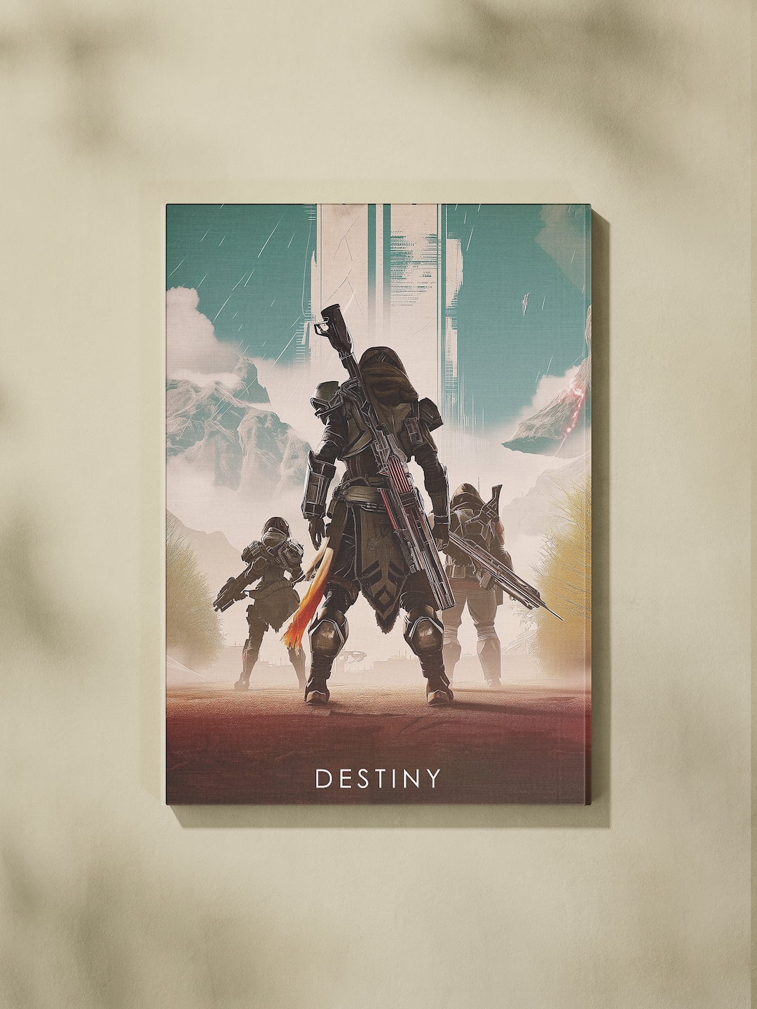 Destiny Game Minimal Illustration Digital Print, Wall Decor, Minimal ...