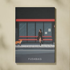 Fleabag-british Series Minimal Illustration Digital Print, Wall Decor ...