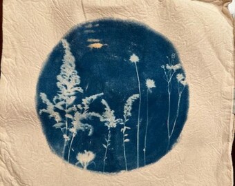 Iris Tsuno Bag Cyanotype - Etsy