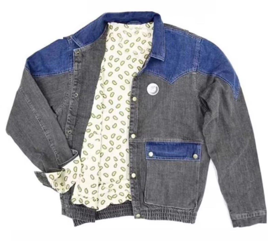 Men's Back to the Future Denim Jacket Blue Denim Jacket Marty Denim ...