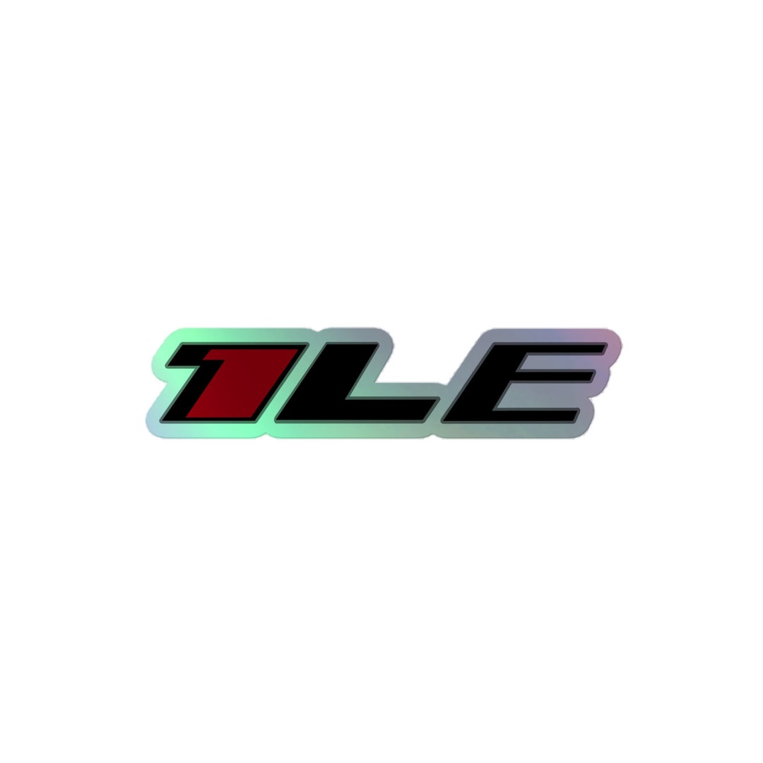 1LE Track Car Emblem Holographic Sticker - Durable High Opacity ...