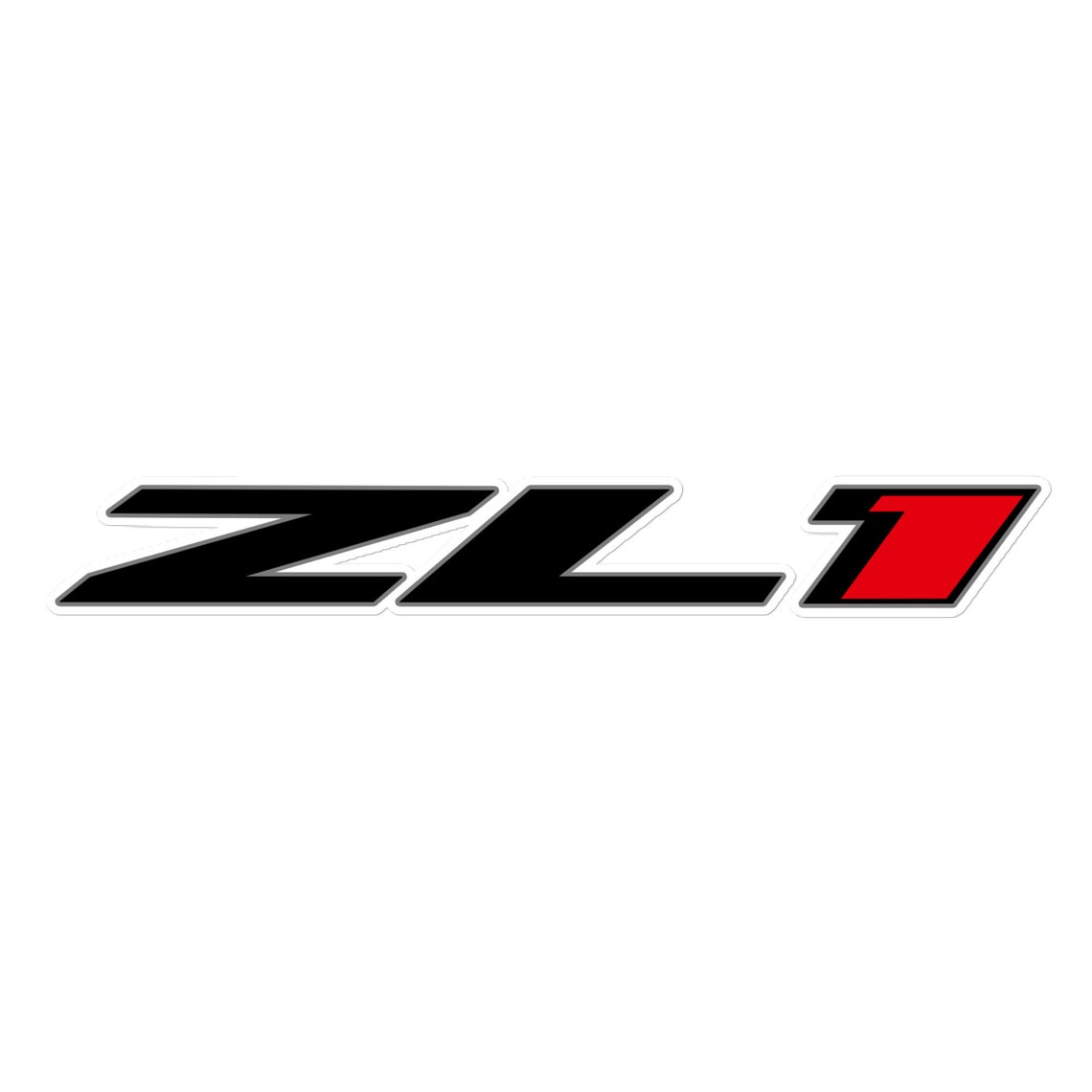 ZL1 Muscle Car Emblem Sticker - Durable High Opacity Adhesive Vinyl ...