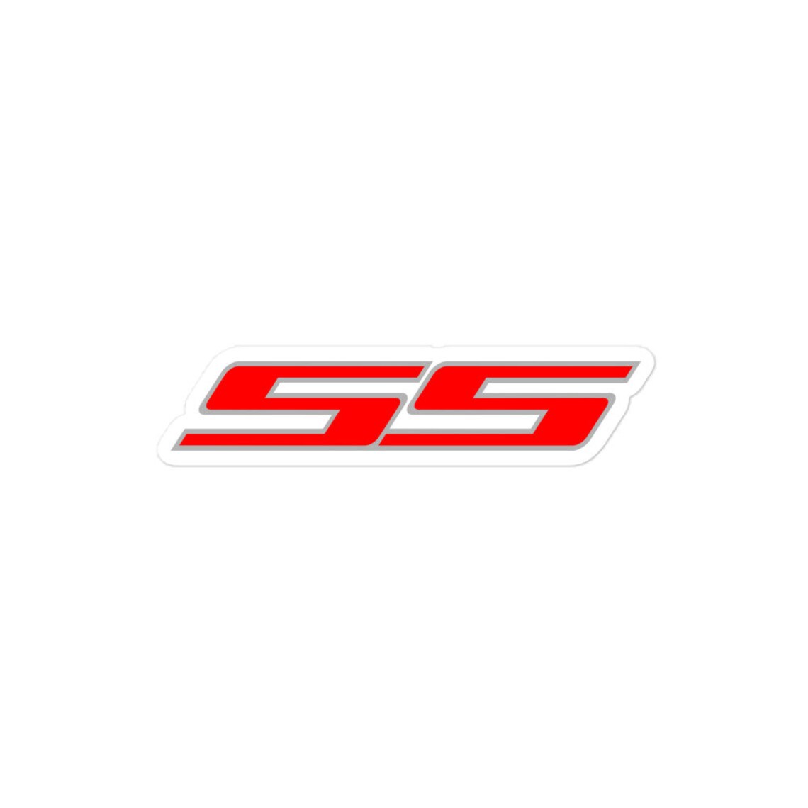 SS Muscle Car Emblem Sticker - Durable High Opacity Adhesive Vinyl ...