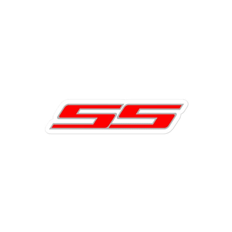 SS Muscle Car Emblem Sticker - Durable High Opacity Adhesive Vinyl ...