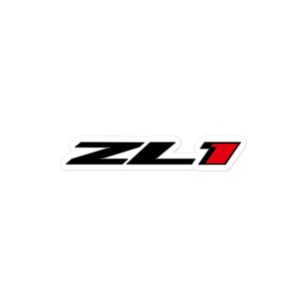 ZL1 Muscle Car Emblem Sticker - Durable High Opacity Adhesive Vinyl ...