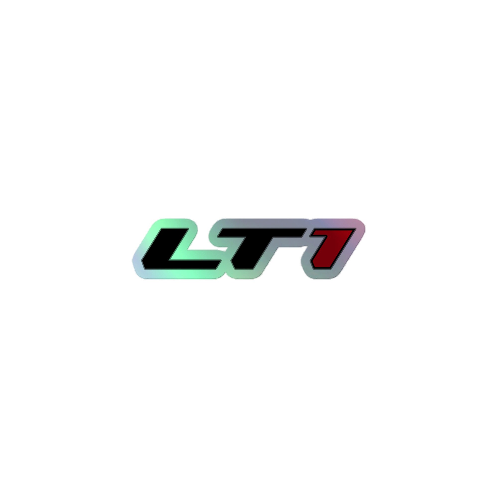 LT1 V8 Muscle Car Emblem Holographic Sticker - Durable High Opacity ...