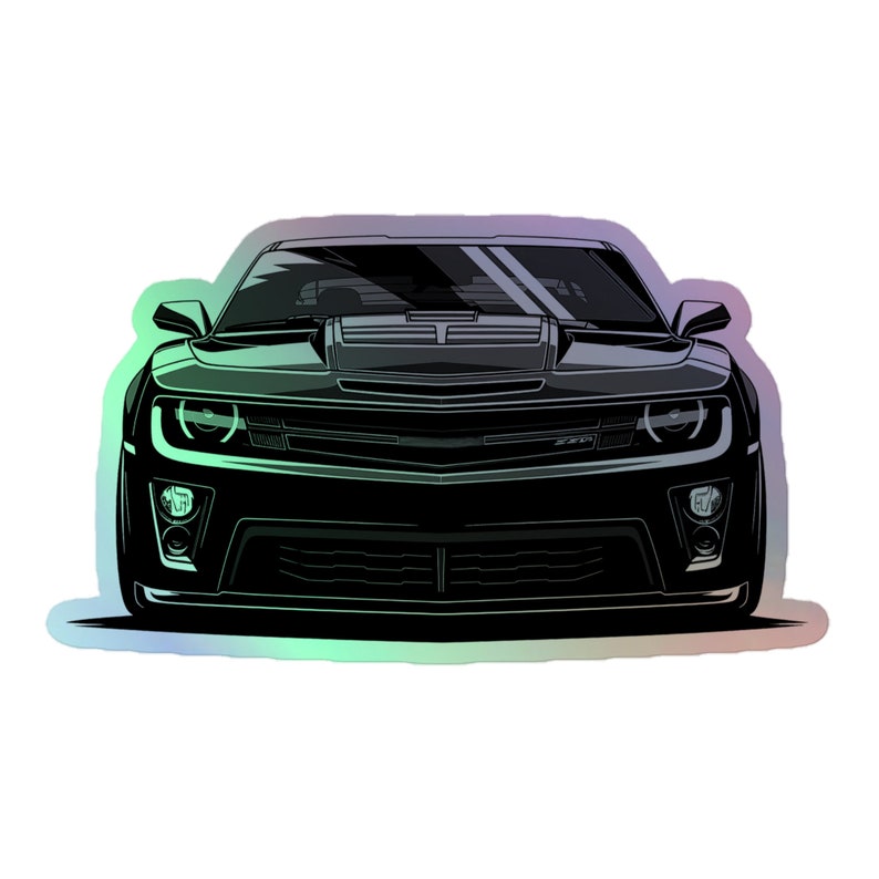 5th Gen ZL1 Holographic Sticker - Durable High Opacity Adhesive Vinyl ...