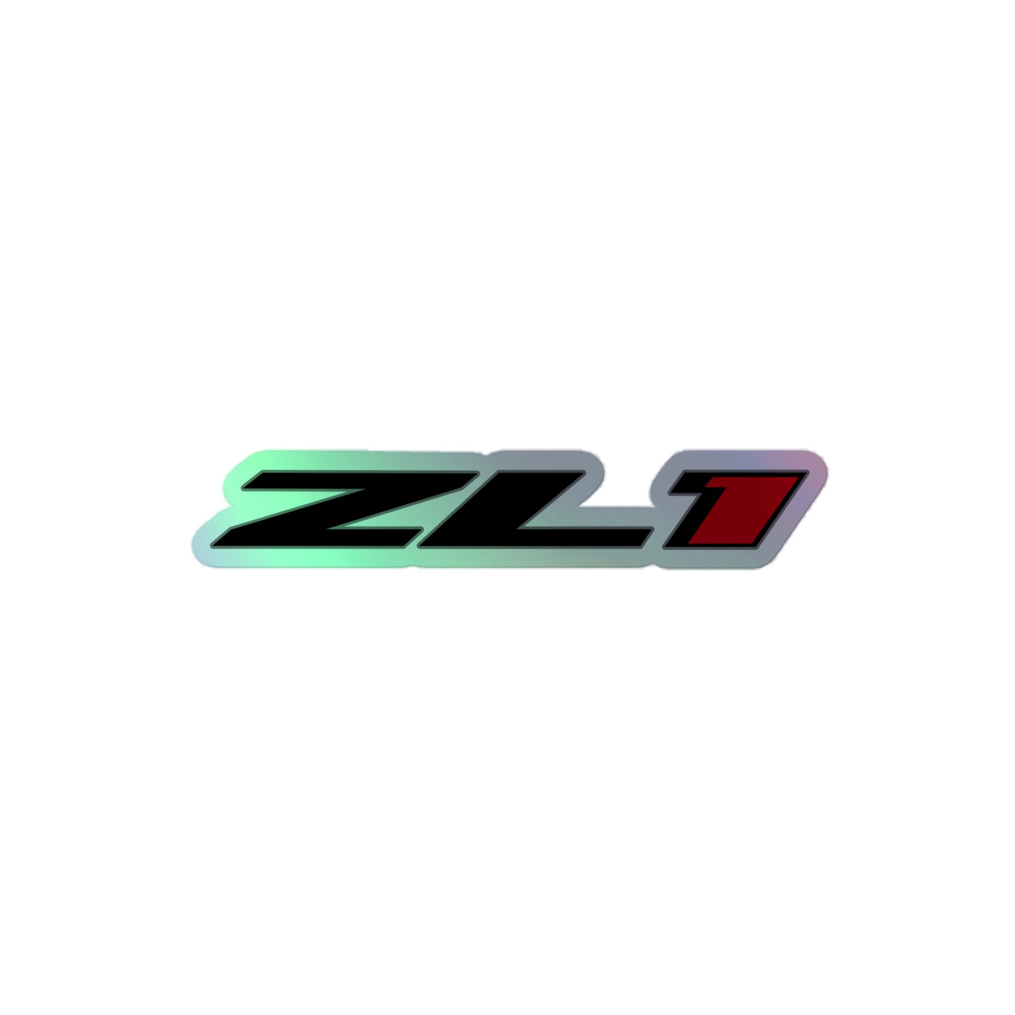 ZL1 Muscle Car Emblem Holographic Sticker - Durable High Opacity ...