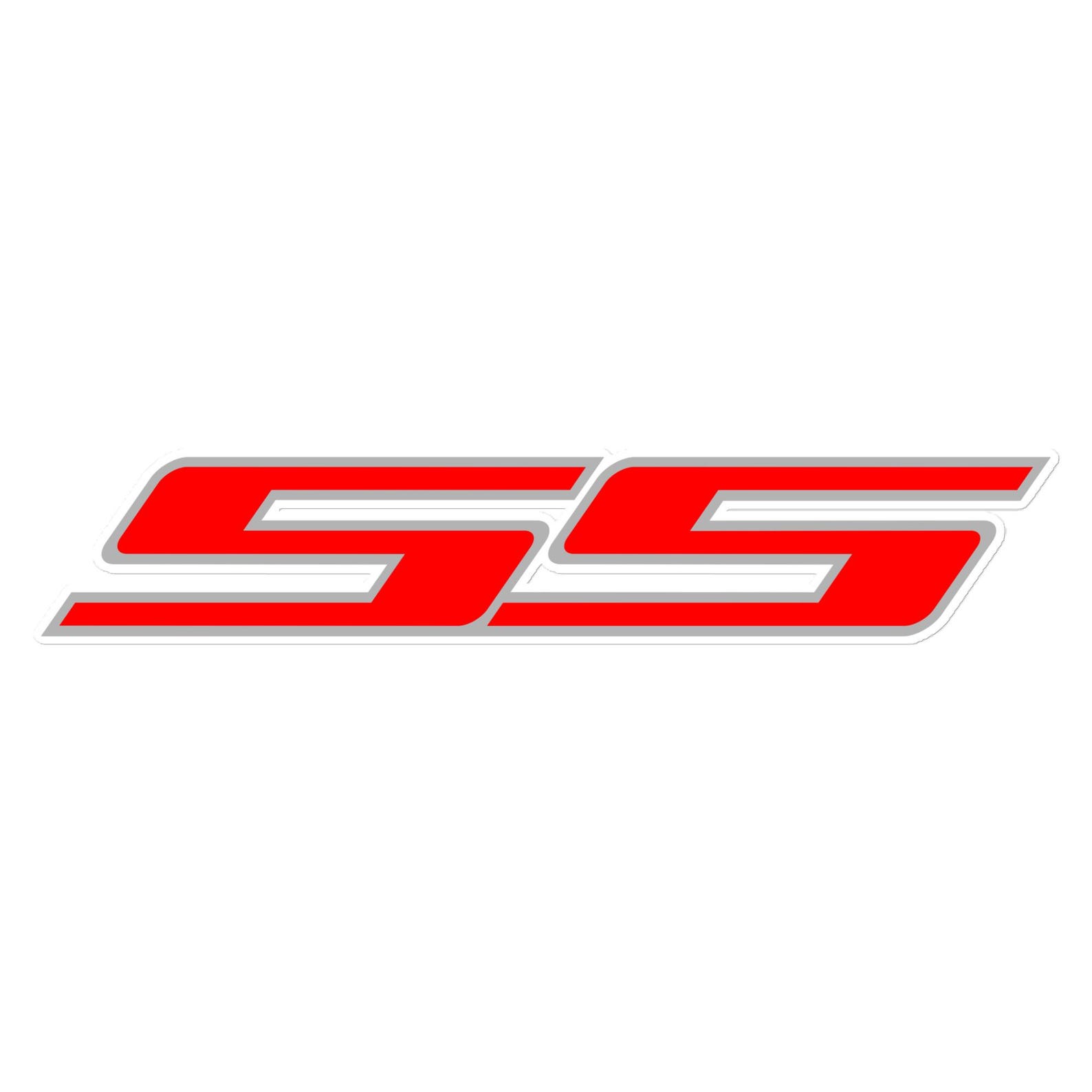 SS Muscle Car Emblem Sticker - Durable High Opacity Adhesive Vinyl ...