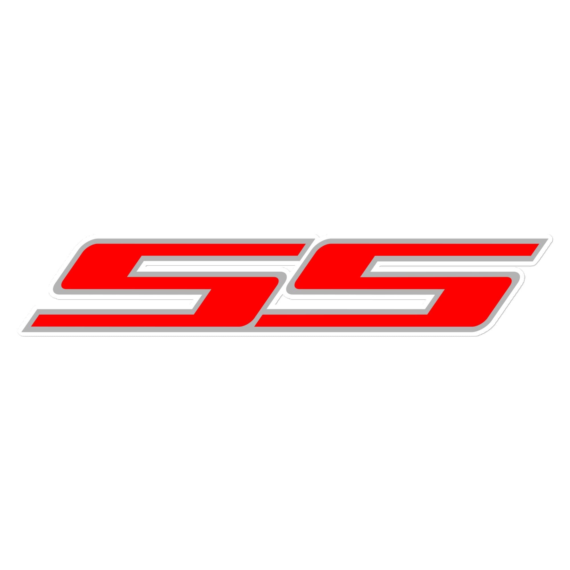 SS Muscle Car Emblem Sticker - Durable High Opacity Adhesive Vinyl ...