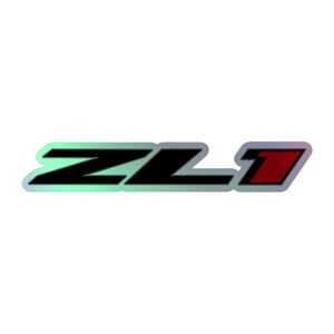 ZL1 Muscle Car Emblem Holographic Sticker - Durable High Opacity ...