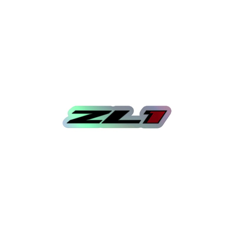 ZL1 Muscle Car Emblem Holographic Sticker - Durable High Opacity ...