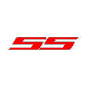 SS Muscle Car Emblem Sticker - Durable High Opacity Adhesive Vinyl ...