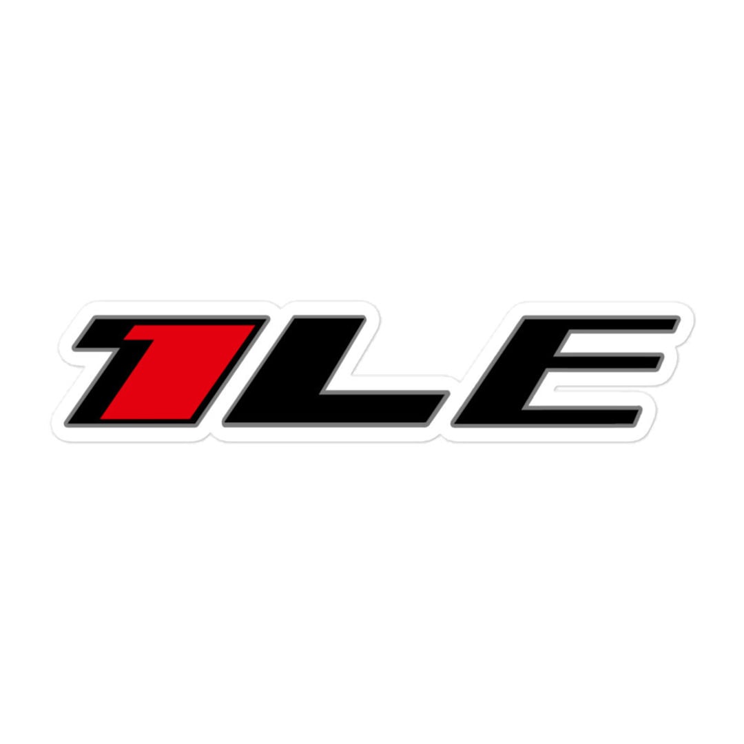 1LE Track Car Emblem Sticker - Durable High Opacity Adhesive Vinyl ...