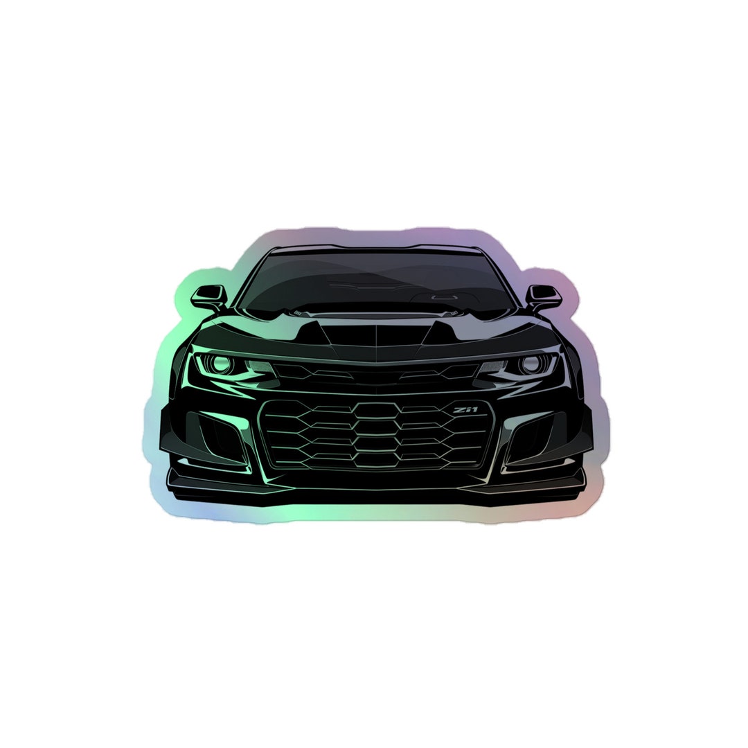 6th Gen ZL1 Holographic Sticker - Durable High Opacity Adhesive Vinyl ...