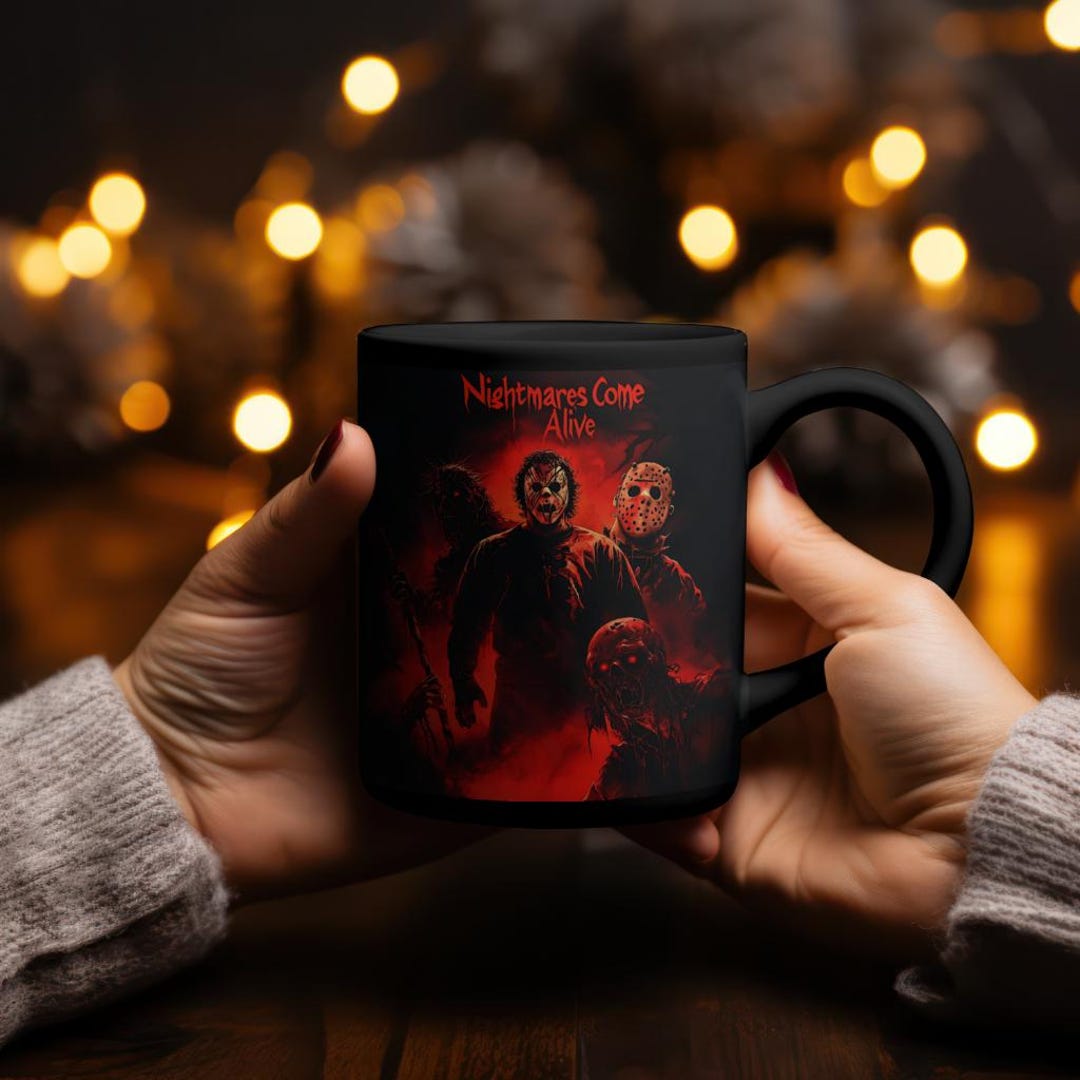 Horror Mug, Michael Myers, Freddy Krueger, Jason Voorhees, Ghostface ...