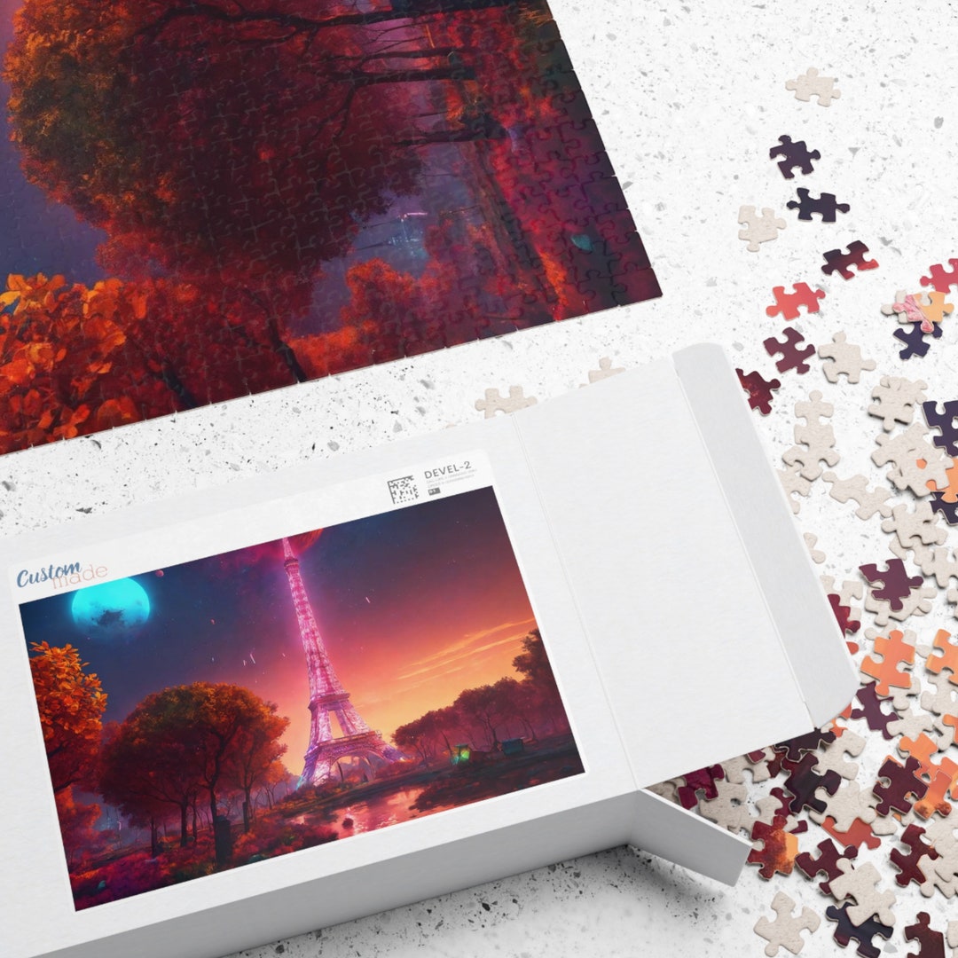 Eiffel Tower Jigsaw Puzzle on Exoplanet - Etsy