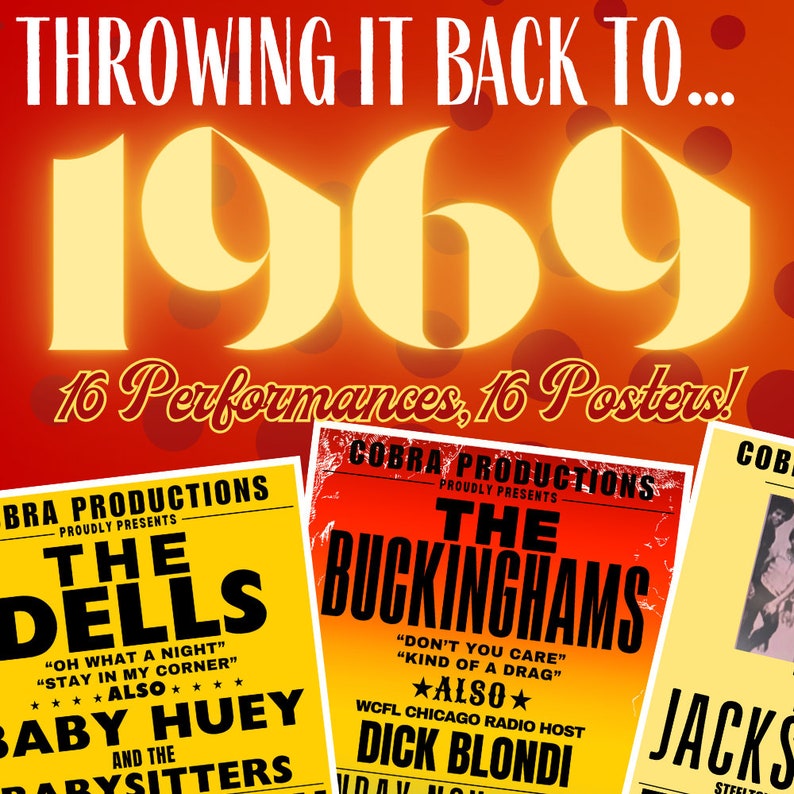 Vintage 1968 Framed Concert Poster Print of the Buckinghams Band - Etsy