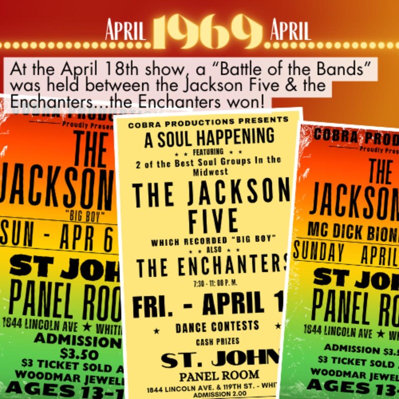 Vintage 1969 Framed Concert Poster Print of the Dells, Baby Huey & the ...