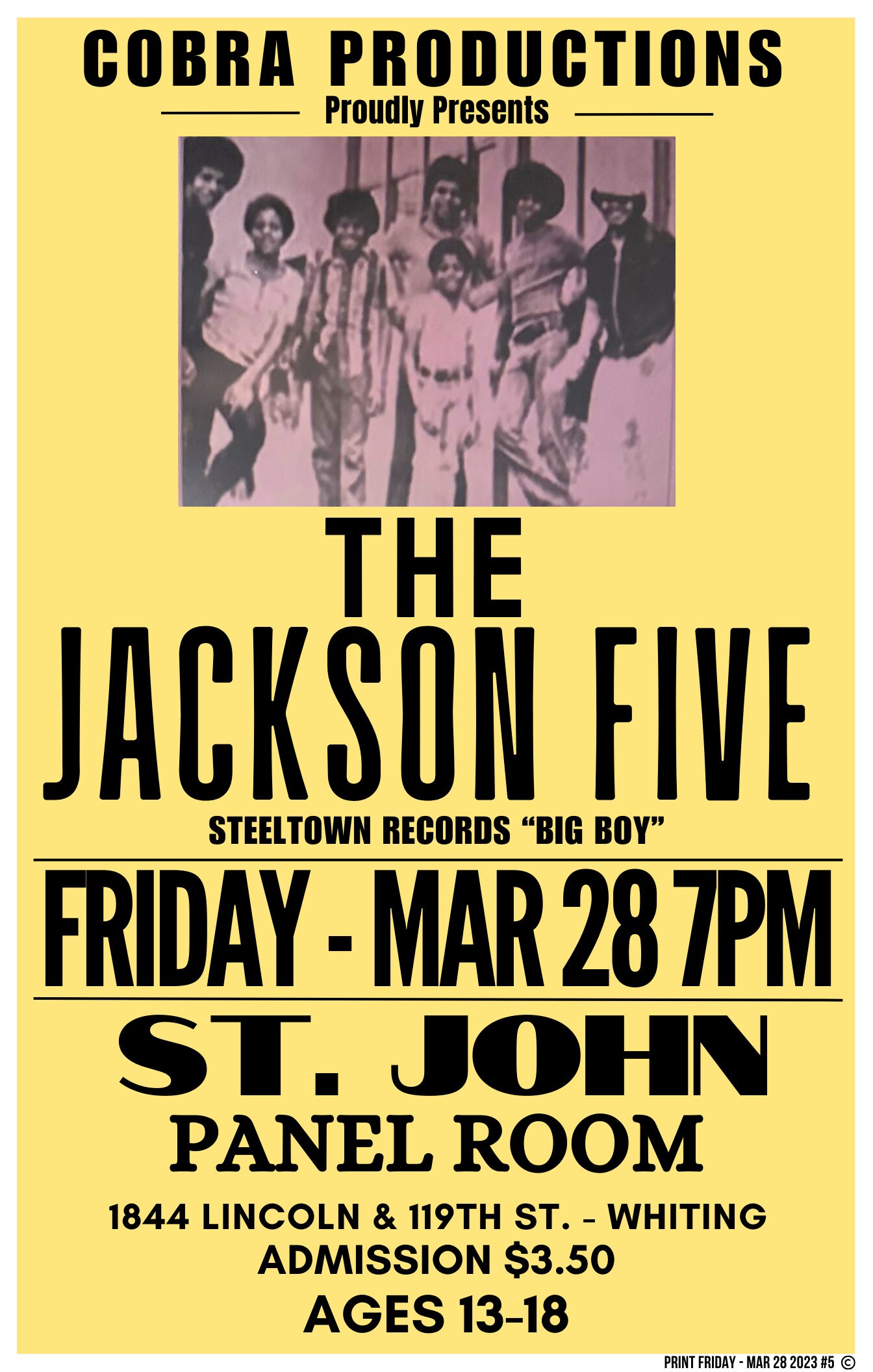 Vintage 1969 Framed Concert Poster Print of the Jackson Five - Etsy