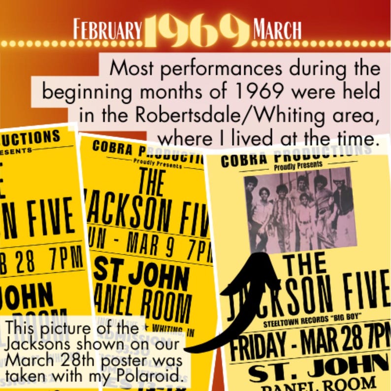 Vintage 1969 Framed Concert Poster Print of the Jackson Five - Etsy