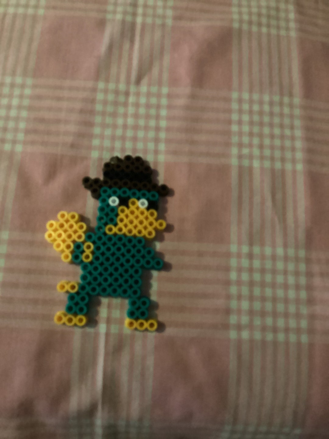 Perry the Platypus/ Agent P. Perler Bead - Etsy