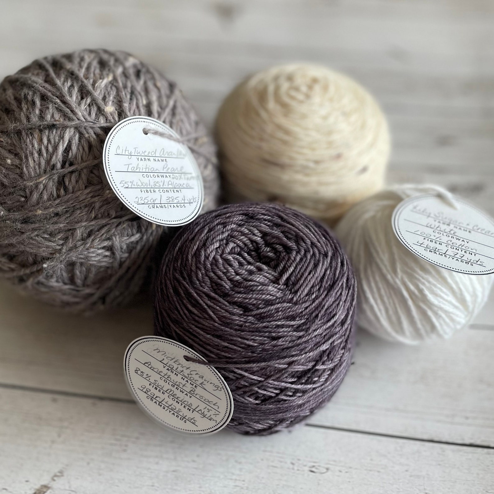 Printable Yarn Label, Yarn Storage Printable Tag, Yarn ID Tag, Yarn ...