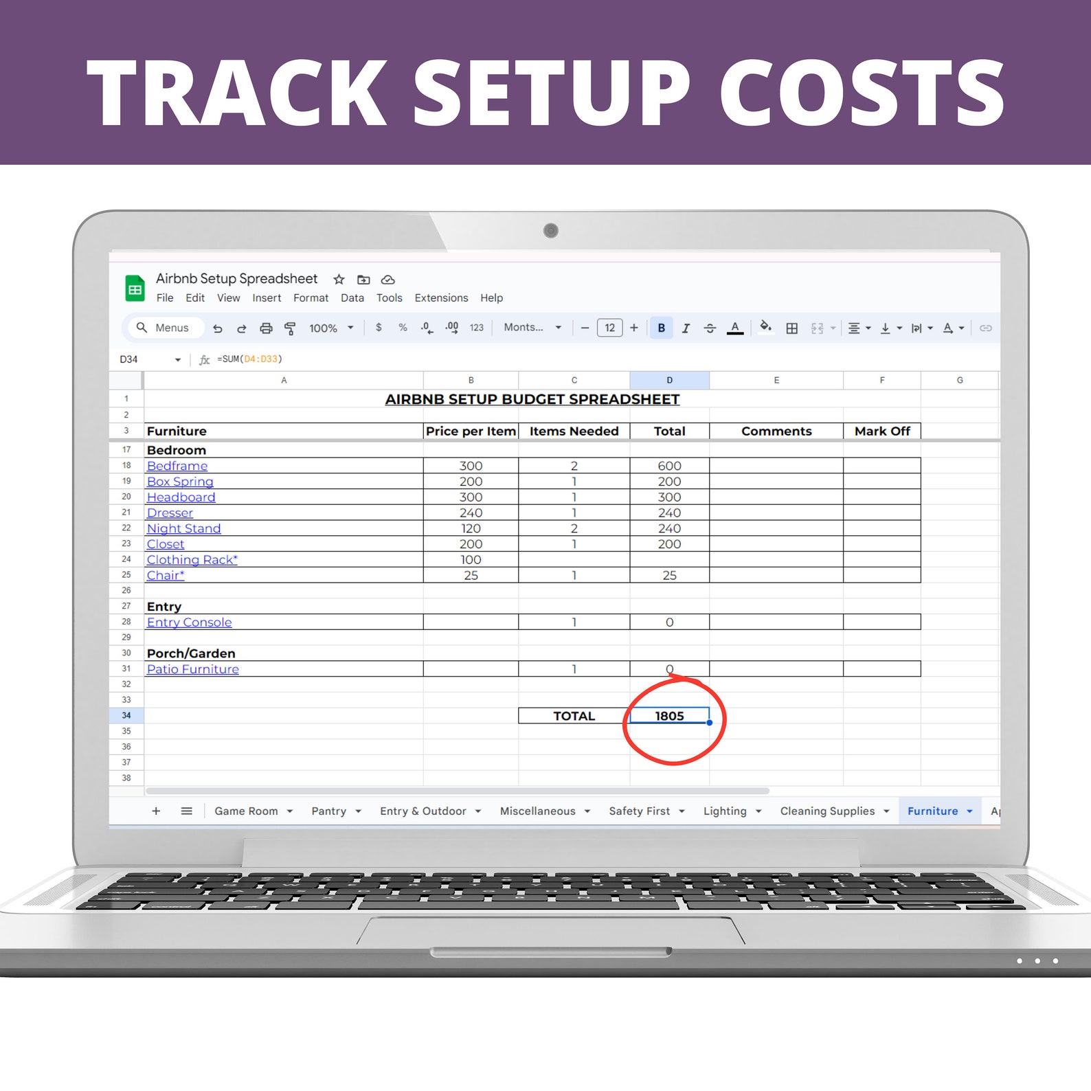 Airbnb Setup Checklist Airbnb Property Management Setup Checklist ...