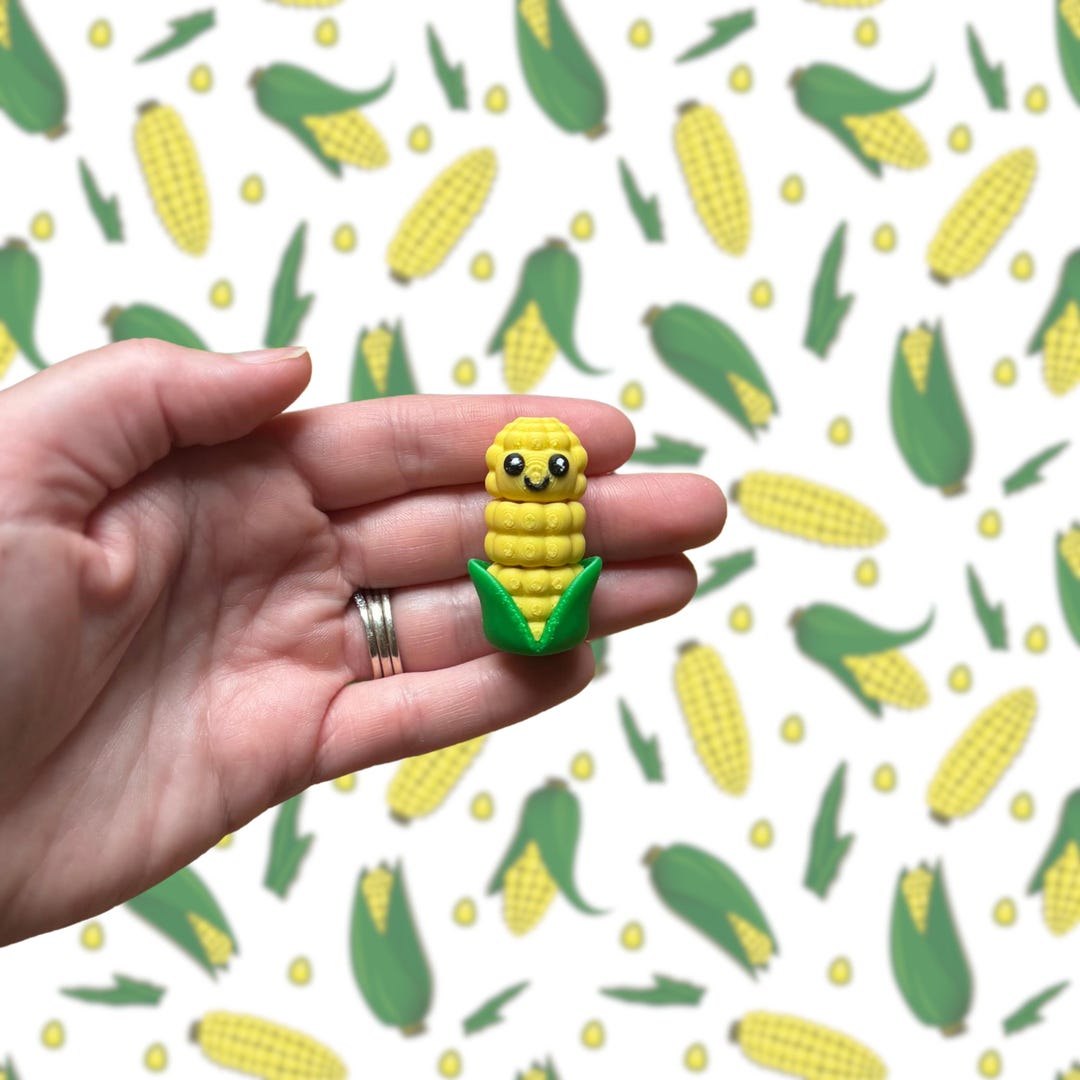 Mini Articulated Corn Fidget - Smiley Face Corn Fidget - Corn Lover ...