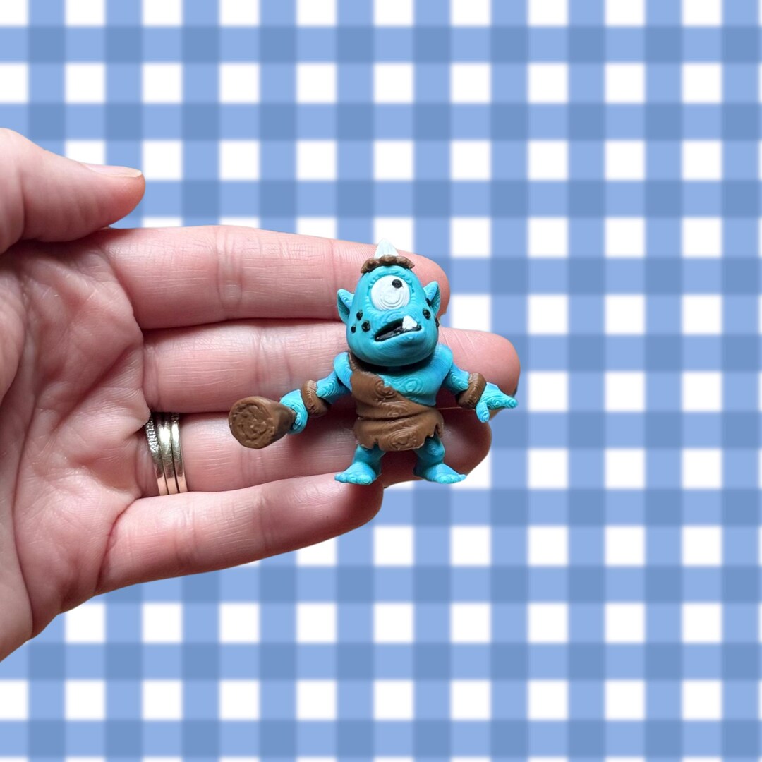 Mini Cyclops Ogre Fidget - Cyclops Ogre Toy - 3D Printed Cyclops Ogre ...