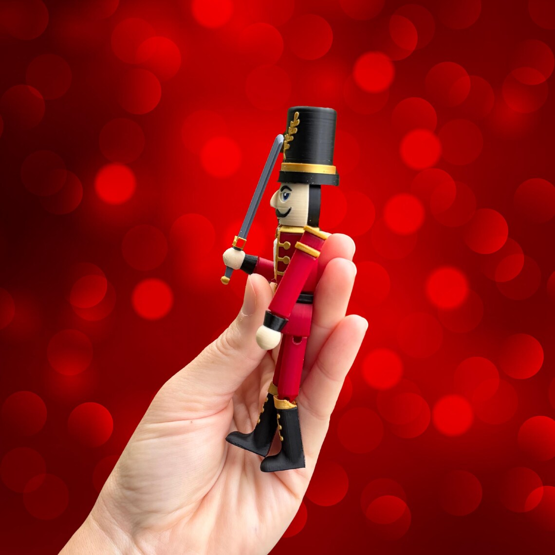 Little Nutcracker Fidget Toy - 3D Printed Nutcracker Toy - Stocking ...