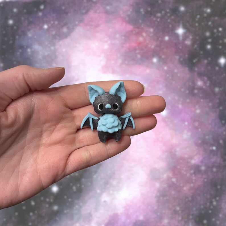 Mini Fidget Pixie Bat – 3D Printed Spooky Cute Bat Toy - Halloween Desk ...