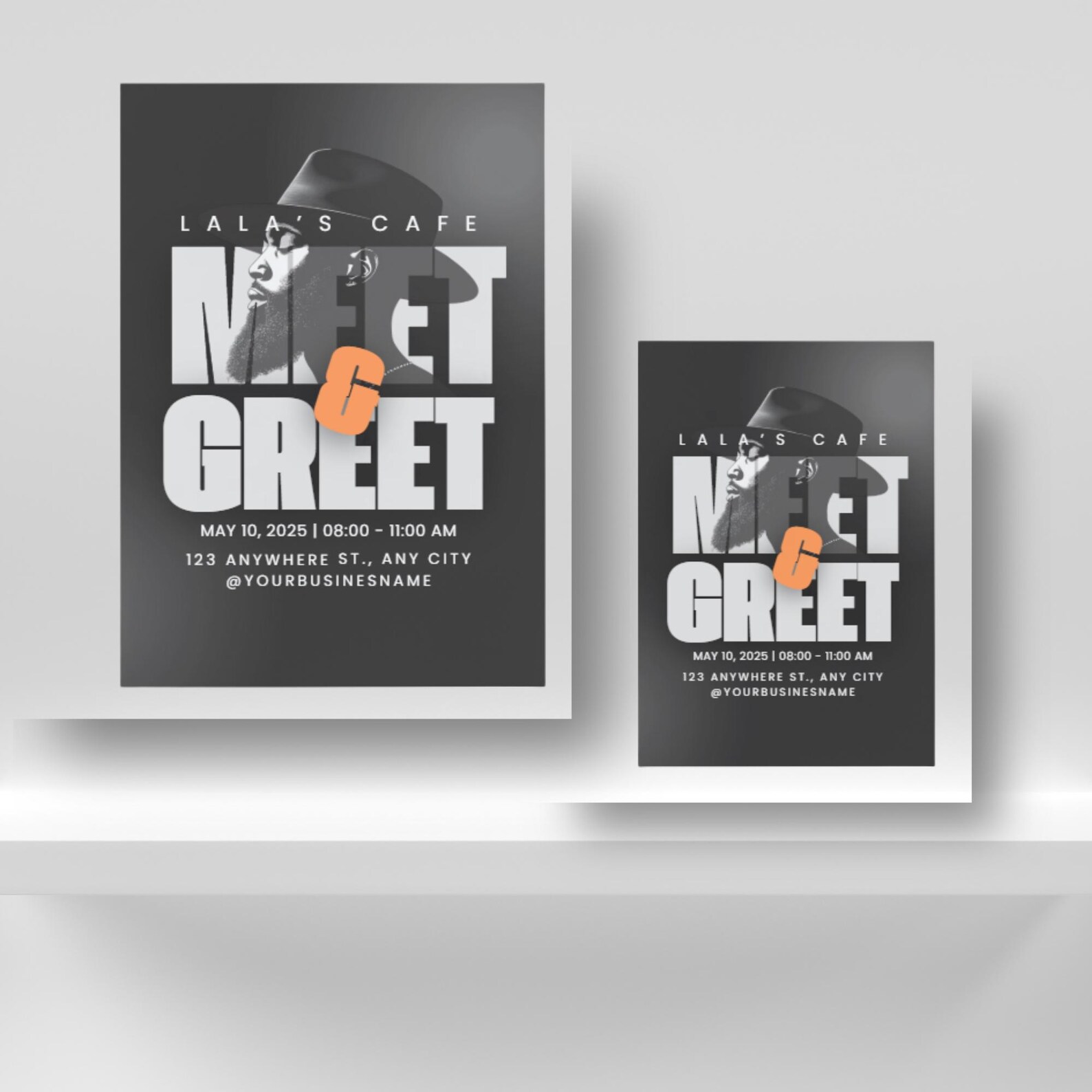 Meet & Greet Flyer Template: Editable Canva Event Invitation (digital ...