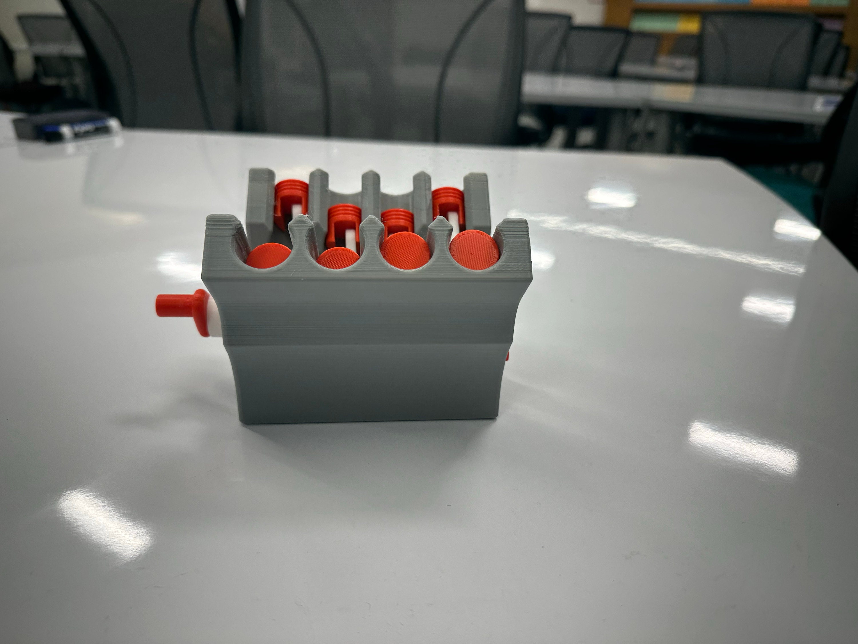 Functional V8 Engine Desktop Model 3D Printed - Etsy