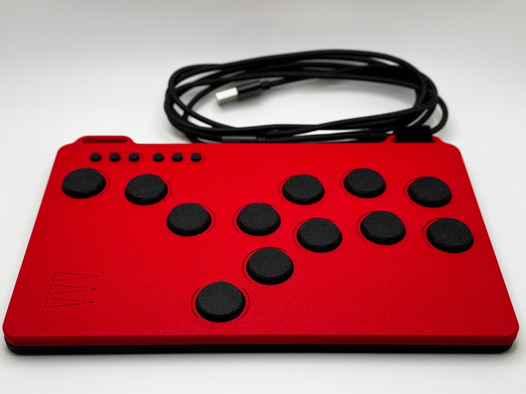 Ergonomic Flatbox Rev5 Leverless Controller All Button Fightstick for ...