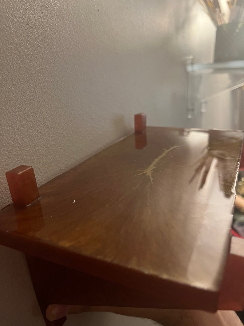 Resin Floating Shelf With Screws - Etsy