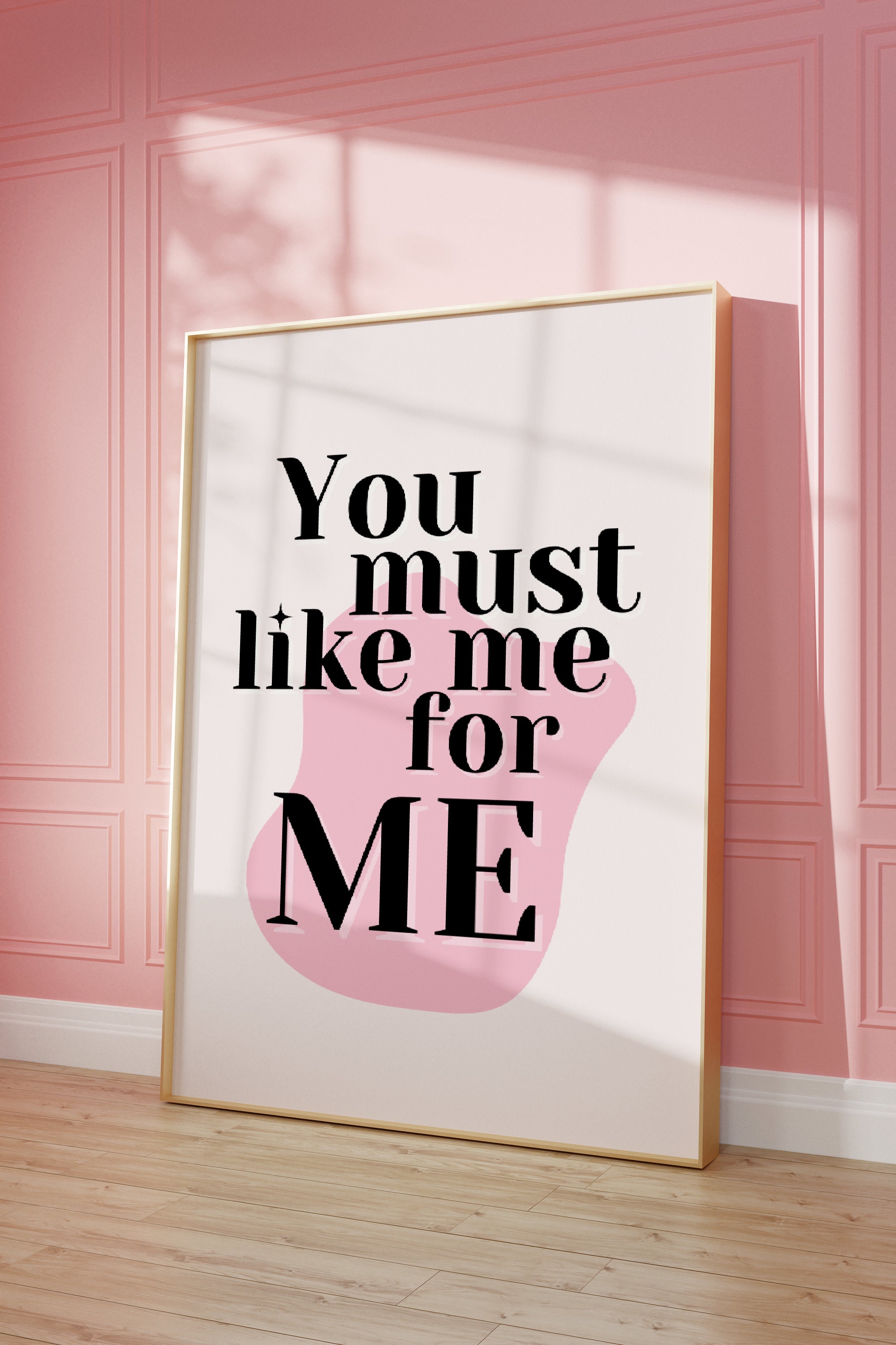 You Must Like Me for Me Poster Printable Wall Art Subtle Swiftie ...