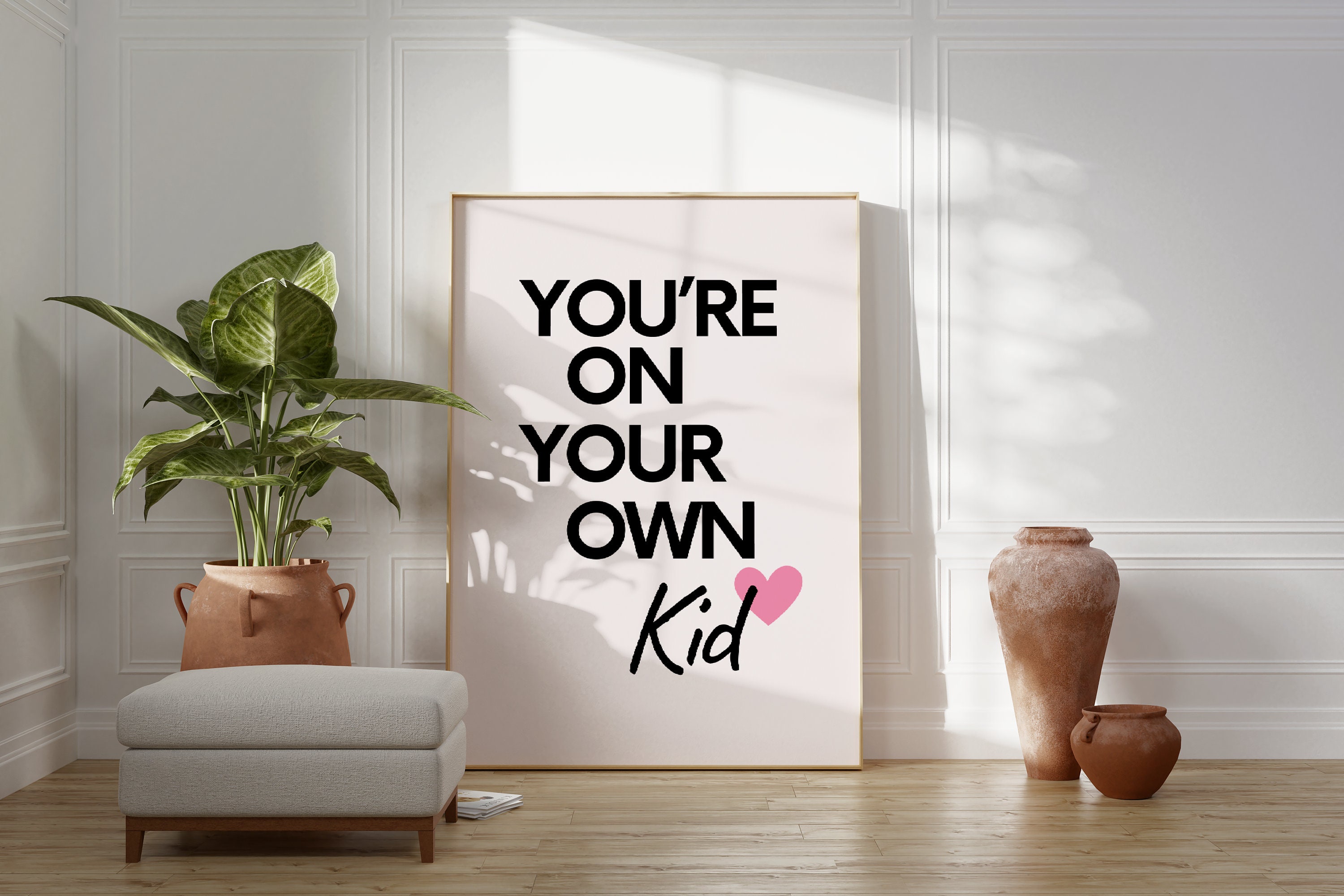 Youre on Your Own Kid Poster Printable Wall Art Subtle Swiftie Swiftie ...