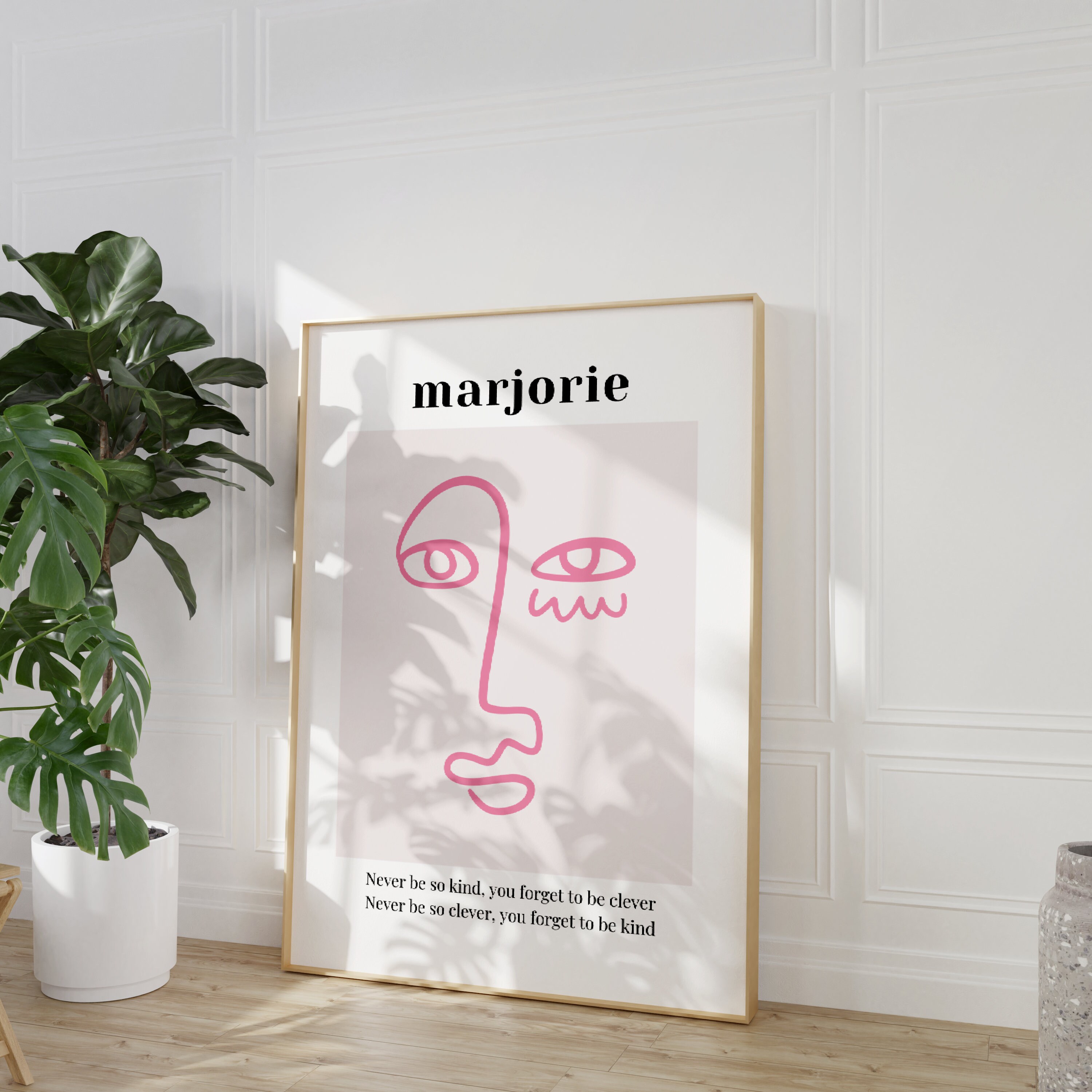 Marjorie Poster | Printable Wall Art | Dorm Decor | Digital Download ...