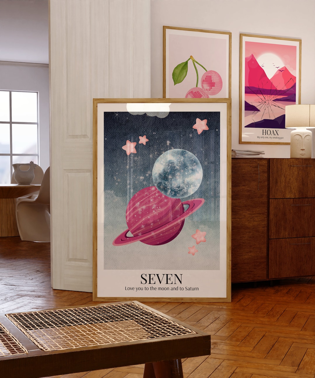 Love You to the Moon and to Saturn Seven Poster | Printable Wall Art ...