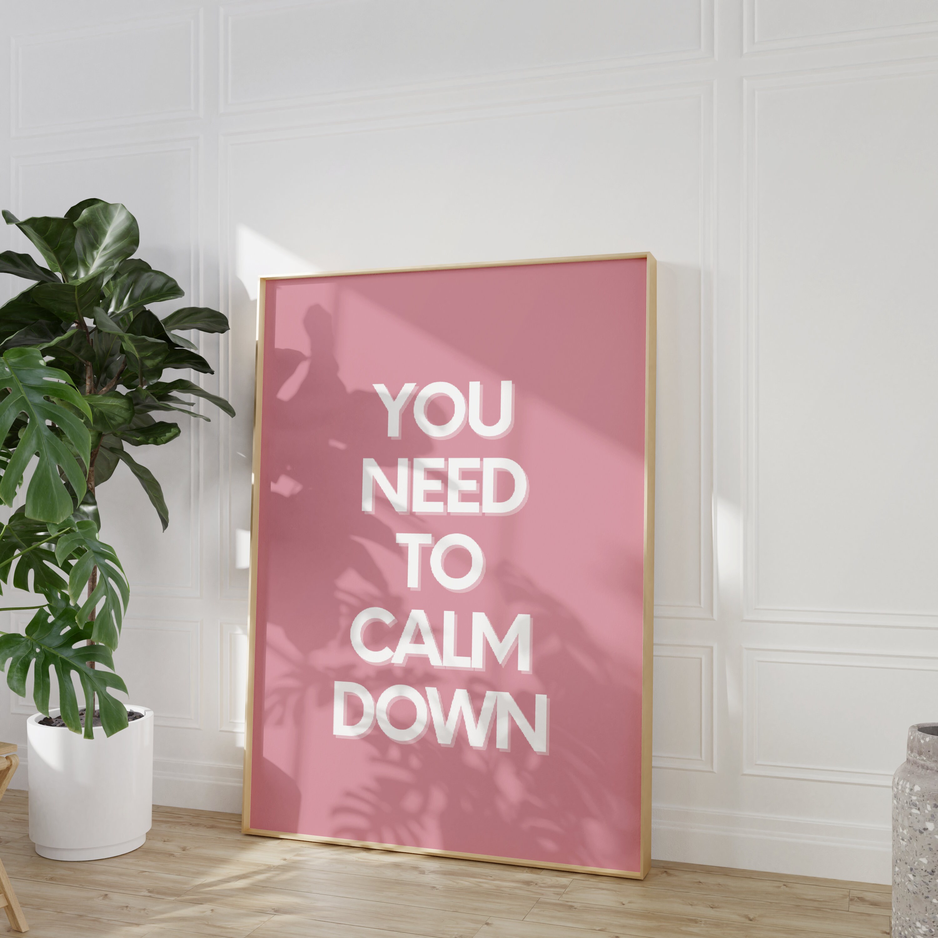 You Need to Calm Down Poster Printable Wall Art Subtle Swiftie Swiftie ...
