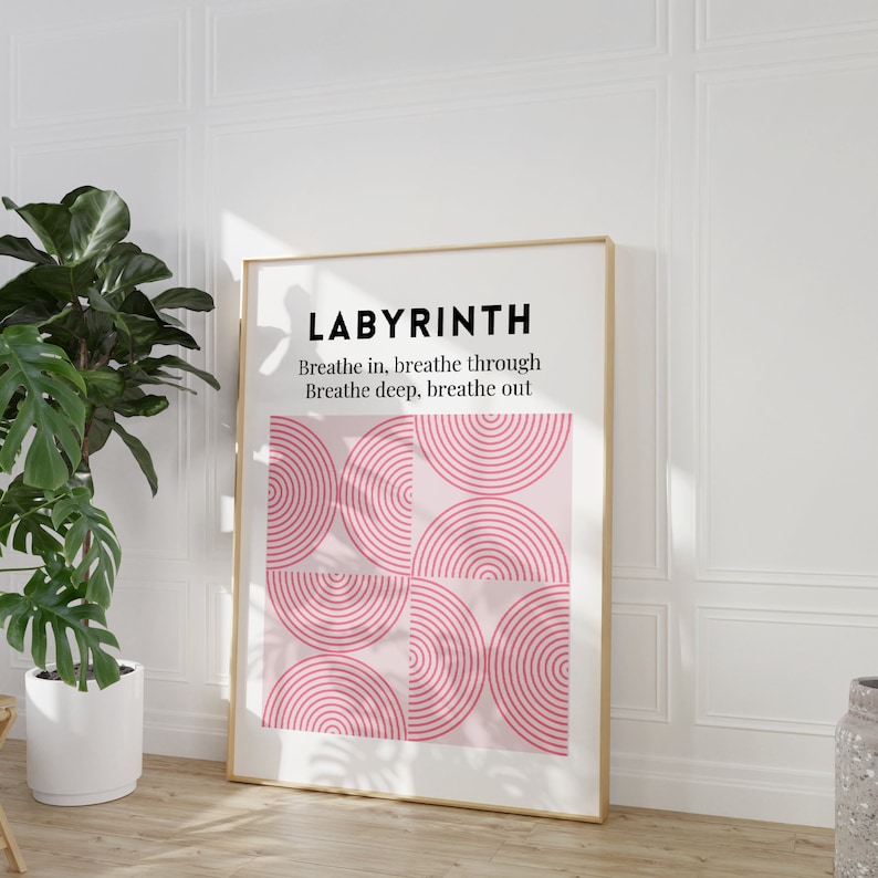 Labyrinth Poster | Printable Wall Art | Dorm Decor | Digital Download ...
