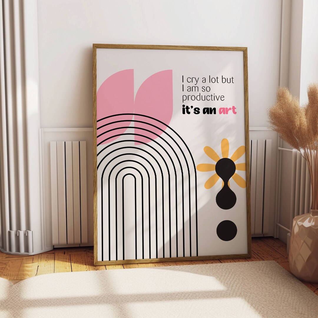 I Cry A Lot but I Am so Productive Its an Art TTPD Print | Printable ...