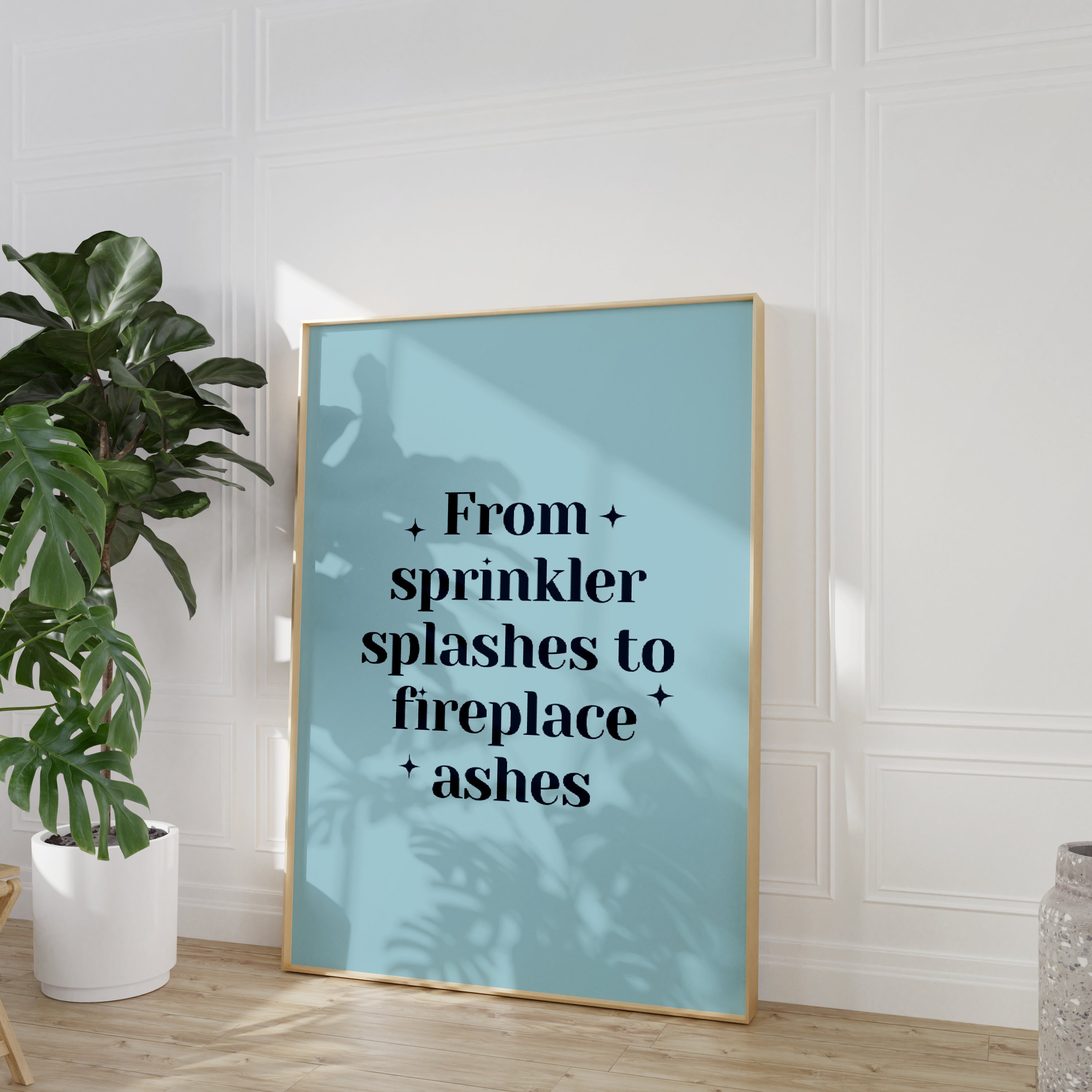 From Sprinkler Splashes Poster Printable Wall Art Subtle Swiftie ...